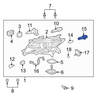 Toyota 4Runner OEM Headlights | Projector, LED, HID, Halo — CARiD.com