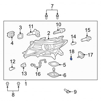Toyota Mirai OEM Lighting | Headlights, Fog & Tail Lights — CARiD.com