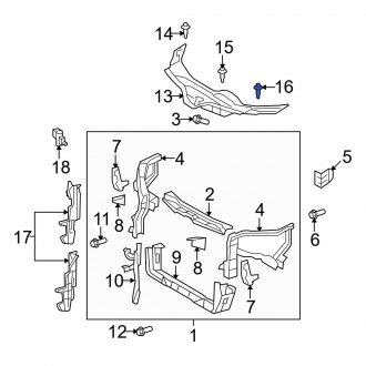 Toyota FJ Cruiser Bumper Brackets & Hardware | Front, Rear — CARiD.com