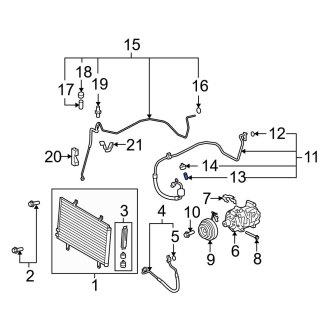Toyota RAV4 OEM A/C & Heating Parts | Systems, Compressors — CARiD.com