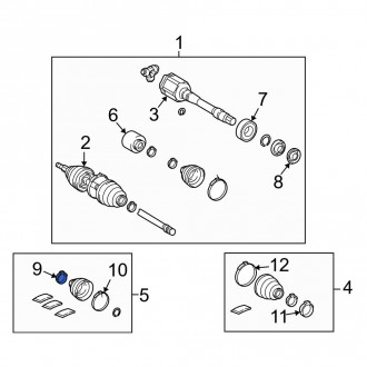 Toyota Camry CV Joints, Boots & Parts - Inner, Outer | CARiD
