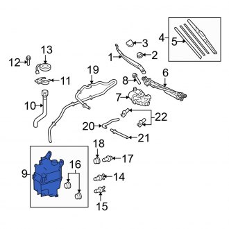 Toyota Venza OEM Wiper Blade & Washer Parts - Motors, Arms | CARiD