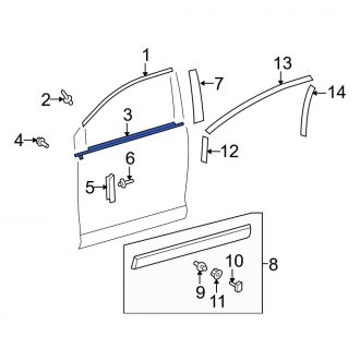 Toyota Replacement Car Window Seals | CARiD