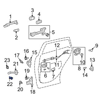 Toyota Sienna OEM Trunks & Parts | Lids, Rear Panels — CARiD.com
