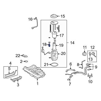 Toyota Camry OEM Fuel System Parts - Pumps, Lines | CARiD