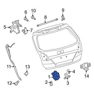 Toyota Venza Trunk & Tailgate Lock Motors, Switches, Relays | CARiD