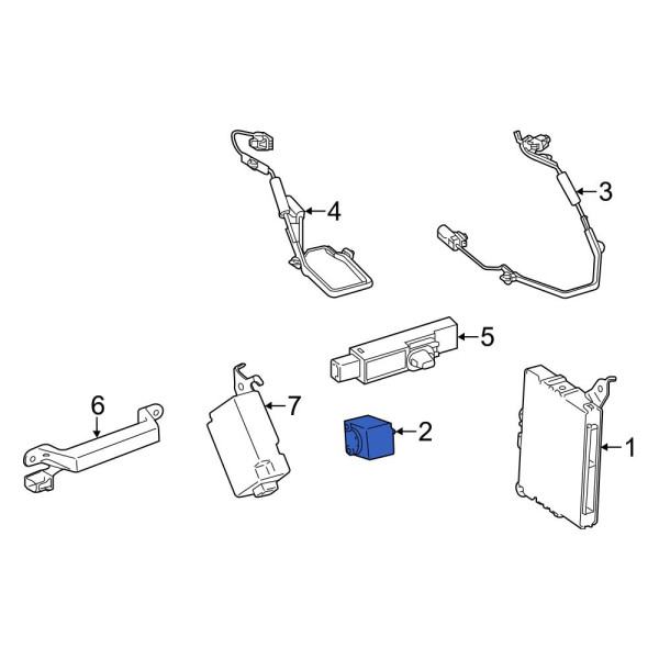 Toyota OE 865600T010 - Anti-Theft Alarm Siren