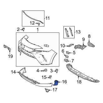 Toyota Venza Replacement Bumper Spoilers & Valances — CARiD.com