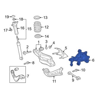 Toyota Venza Steering Knuckles, Spindles & Parts | CARiD