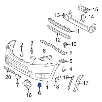 Toyota Mirai OEM Bumpers | Genuine Front & Rear Bumpers — CARiD.com