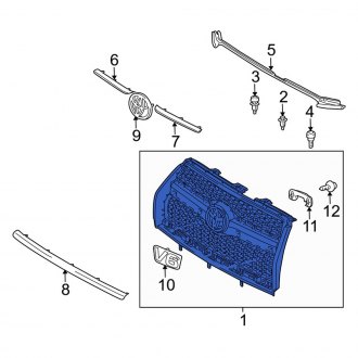 Toyota OE™ Replacement Grilles - CARiD.com