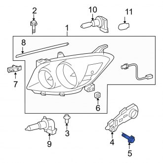 Toyota 4Runner OEM Headlights | Projector, LED, HID, Halo — CARiD.com