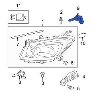Toyota Corolla OEM Headlights | Projector, LED, HID, Halo — CARiD.com