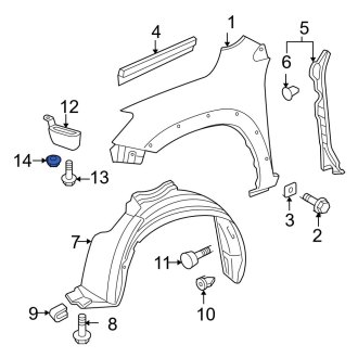 Toyota Tacoma Fender Support Braces & Hardware — CARiD.com