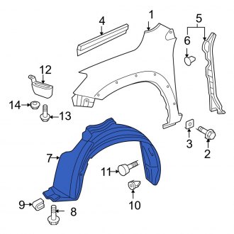 Toyota RAV4 Inner Fenders - Wells, Liners, Shields | CARiD