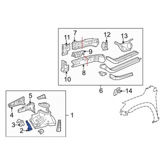 Toyota RAV4 Inner Fenders - Wells, Liners, Shields | CARiD