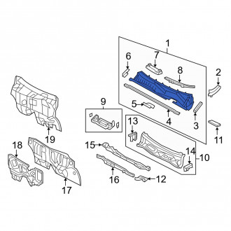Toyota RAV4 Cowl Panels & Parts | Vent Grills — CARiD.com