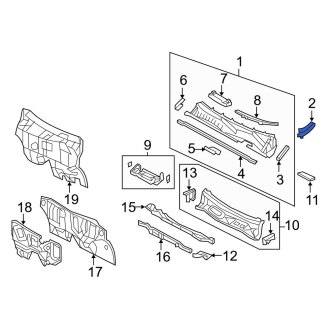Toyota RAV4 Hood Weatherstripping Seals | CARiD