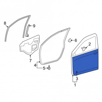 Toyota RAV4 Replacement Door Shells & Skins | CARiD