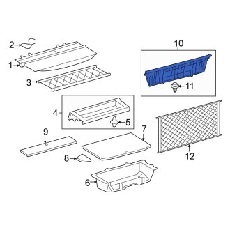 Toyota RAV4 Trunk & Tailgate Moldings | CARiD