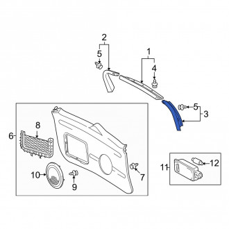 Toyota RAV4 Window Trim - Moldings, Pillar Posts | CARiD