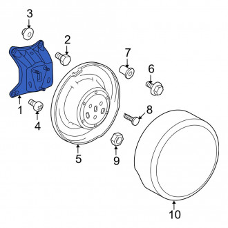 Toyota OE™ Spare Tire Covers & Carriers | CARiD