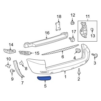 Toyota Front & Rear Bumper Reflectors | Side Reflectors — CARiD.com