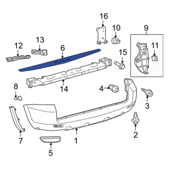 Toyota RAV4 Replacement Rear Bumpers | Covers, Chrome – CARiD.com