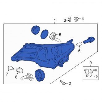 Toyota OEM Headlights | Projector, LED, HID, Halo — CARiD.com