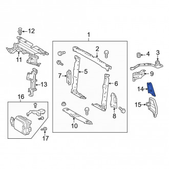 Toyota OEM Engine Cooling Parts | Radiators, Fans, Pumps — CARiD.com