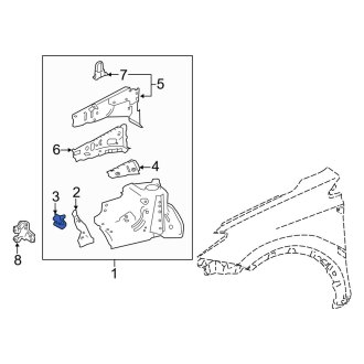 Toyota RAV4 Inner Fenders - Wells, Liners, Shields | CARiD