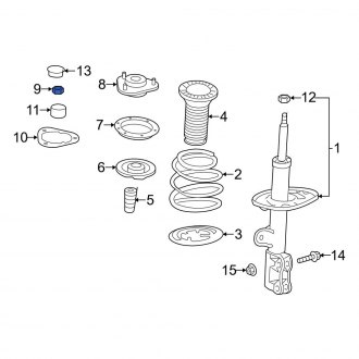 Toyota Mirai Shock & Strut Mounts - Rear, Front | CARiD