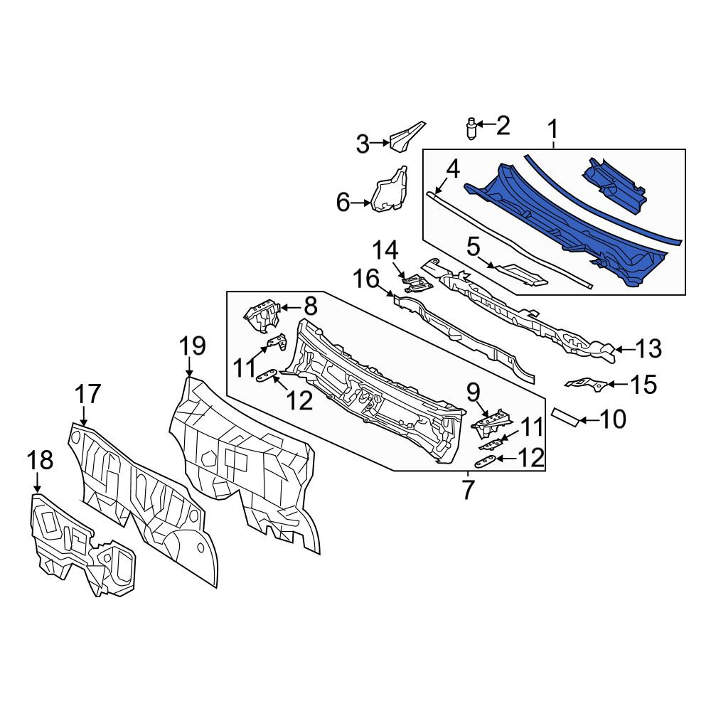 Toyota RAV4 Cowl Panels & Parts - Vent Grills | CARiD