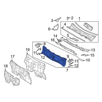Toyota RAV4 Cowl Panels & Parts | Vent Grills — CARiD.com