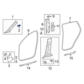 Toyota Mirai Chassis Frames Hardware | Clips, Plugs — CARiD.com