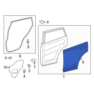 Toyota RAV4 Replacement Door Shells & Skins | CARiD