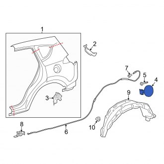 Toyota RAV4 Fuel Doors & Parts — CARiD.com