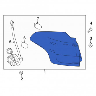 Toyota RAV4 OEM Tail Lights - LED, Fiber Optic | CARiD