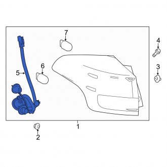 Toyota RAV4 OEM Tail Lights | LED, Fiber Optic — CARiD.com