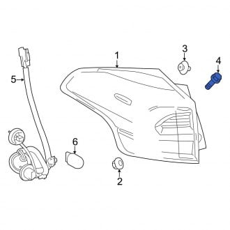 Toyota RAV4 OEM Tail Lights | LED, Fiber Optic — CARiD.com