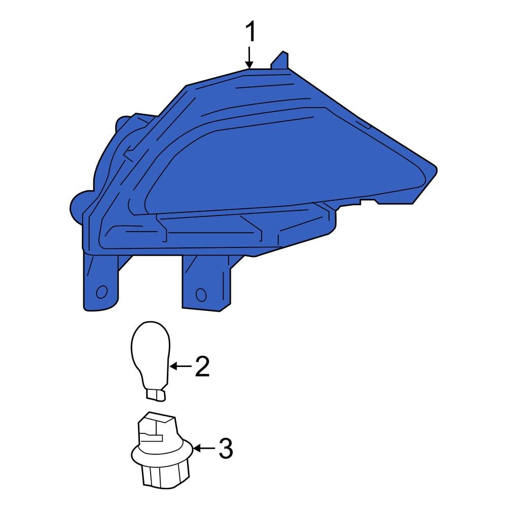 Toyota OE 8145742070 - Rear Right Fog Light