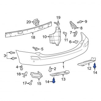 Toyota Tacoma OEM Bumpers | Genuine Front & Rear Bumpers — CARiD.com