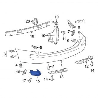 Toyota Front & Rear Bumper Reflectors | Side Reflectors — CARiD.com