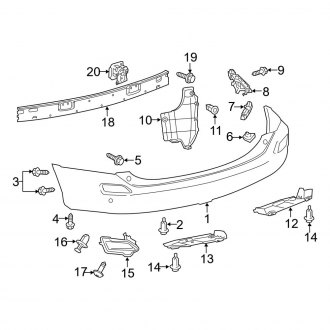 2014 Toyota RAV4 OEM Bumpers - Front & Rear | CARiD