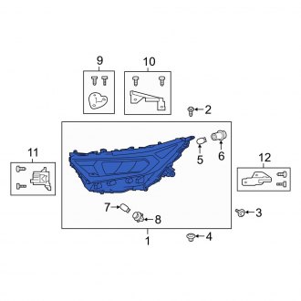 Toyota RAV4 OEM Lighting | Headlights, Fog & Tail Lights — CARiD.com