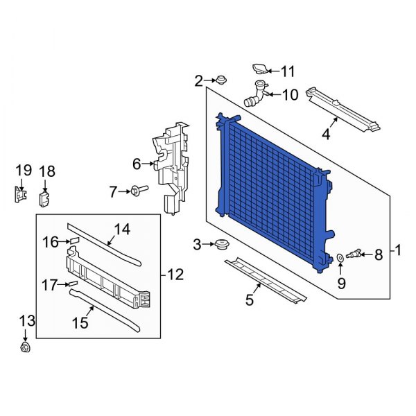 Toyota OE G901042030 - Radiator