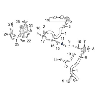 Toyota Corolla Cross Radiator Hoses & Clamps — CARiD.com