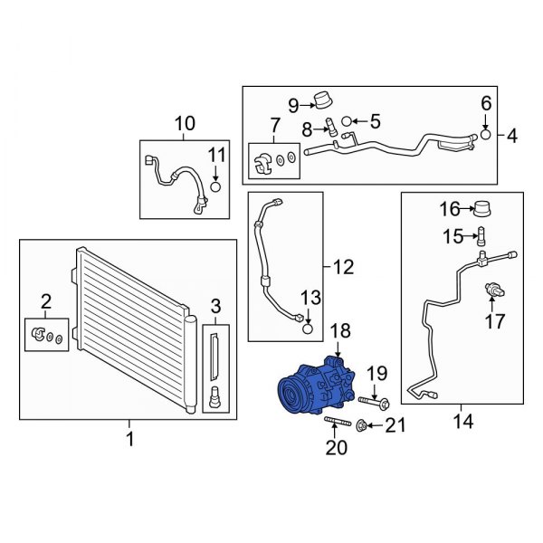 Toyota OE 8831006570 - A/C Compressor