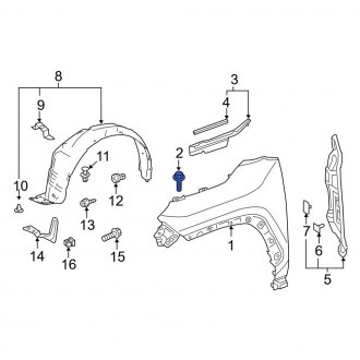 Toyota Corolla Cross OEM Fenders | Factory Front & Rear Fenders — CARiD.com