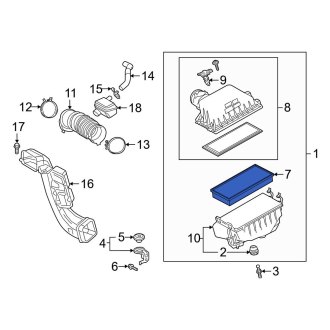 Toyota Highlander OEM Air Intake Parts | Filters, Manifolds — CARiD.com